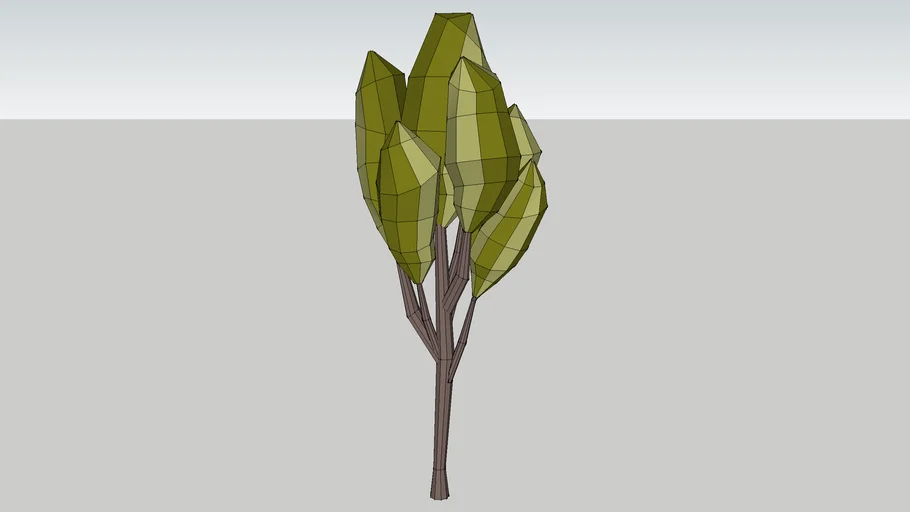 Low Poly Tree 002 | 3D Warehouse