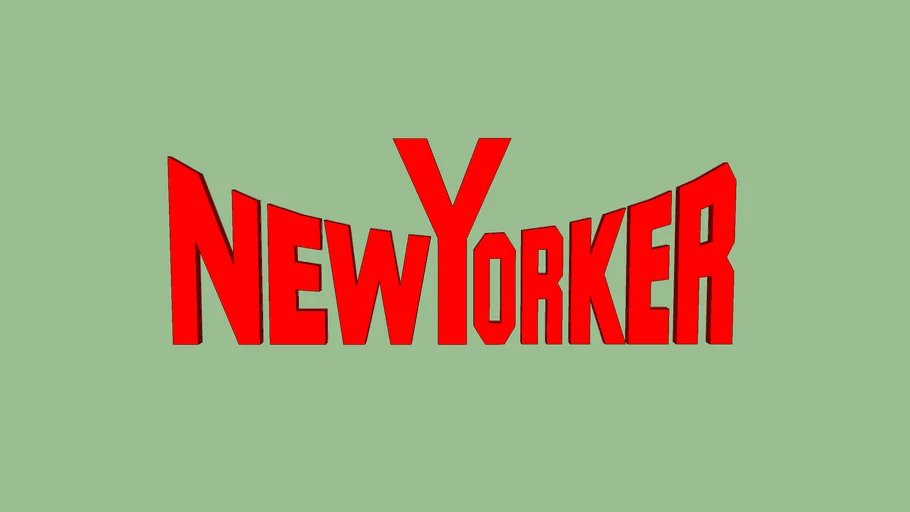 NewYorker logo | 3D Warehouse