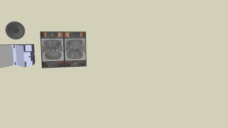 Reflex box for RCF LF21N551 | 3D Warehouse