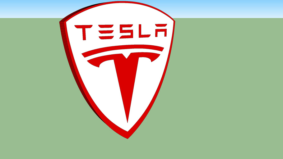 tesla logo | 3D Warehouse