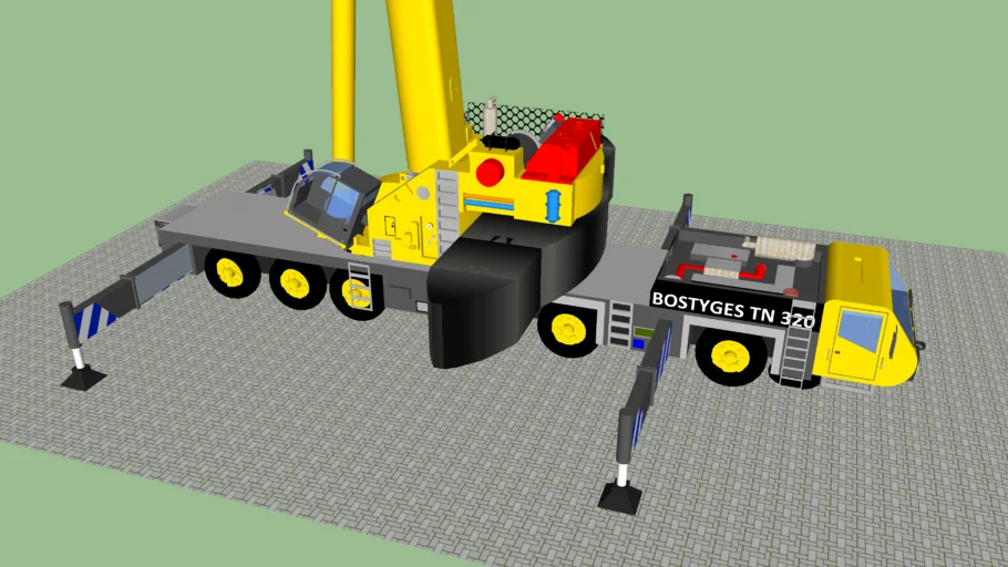 Mobile crane 320t | 3D Warehouse