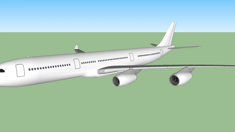 Template - Airbus A340-300 | 3D Warehouse