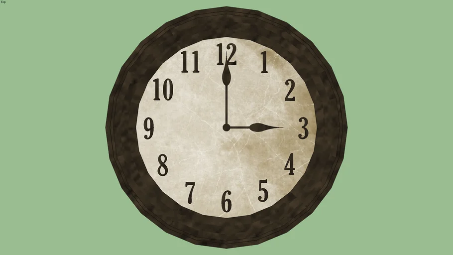 Antique Clock | 3D Warehouse
