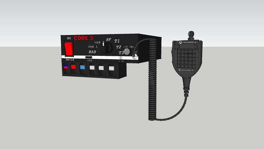 equipo de sirena code 3 | 3D Warehouse
