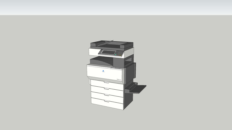 KONICA printer | 3D Warehouse