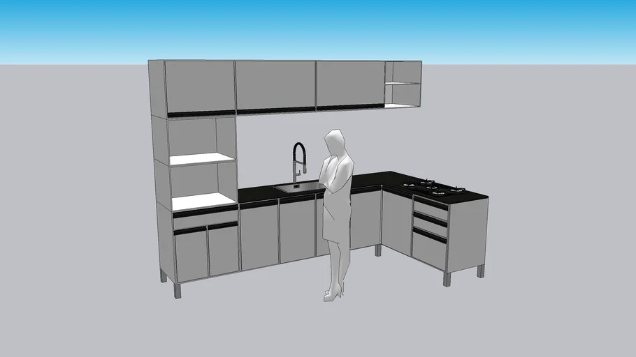 Armario cozinha 04 | 3D Warehouse
