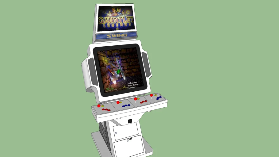 Gauntlet Legends (with Sega Swing Arcade Cabinet) | 3D Warehouse