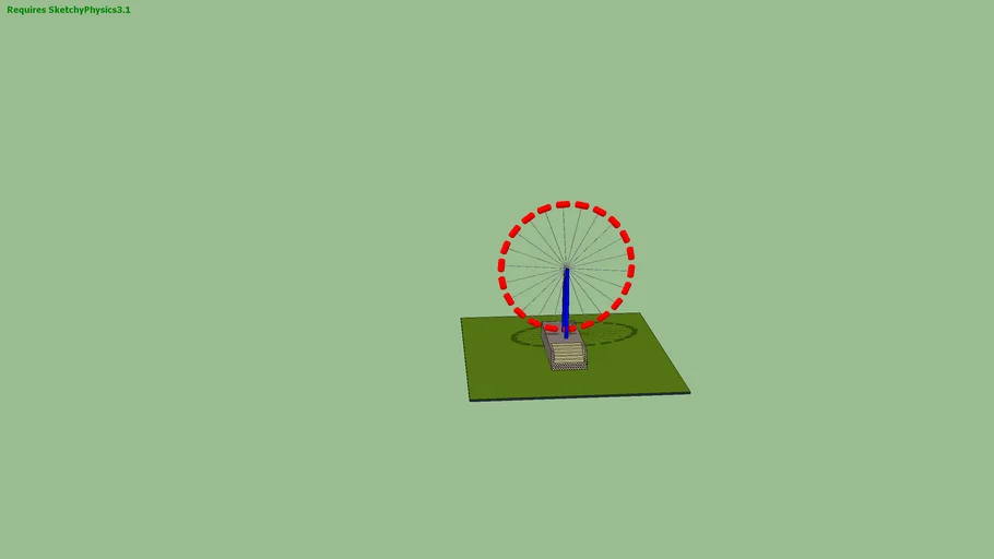 roda gigante sketchyphysics | 3D Warehouse