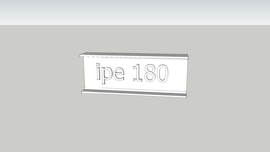 Ipe 180 | 3D Warehouse
