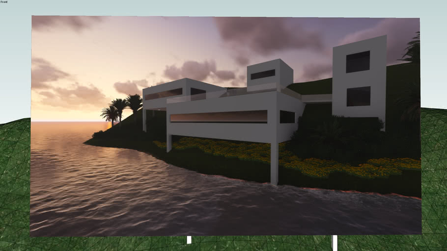 Modern Waterfront house | 3D Warehouse