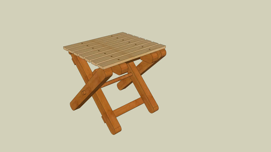 Fold-up chair | 3D Warehouse