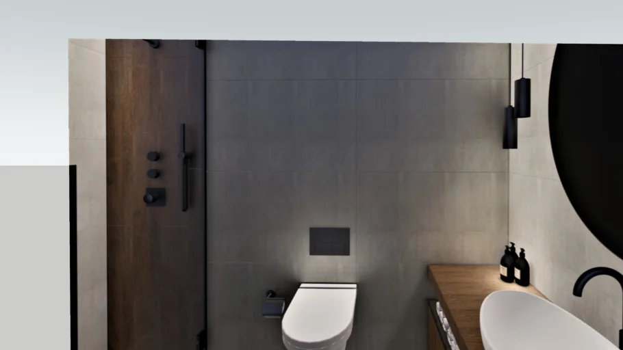 Bathroom Design Sketchup BATHROOM Design Vray 4 Skp 3D Model Animated