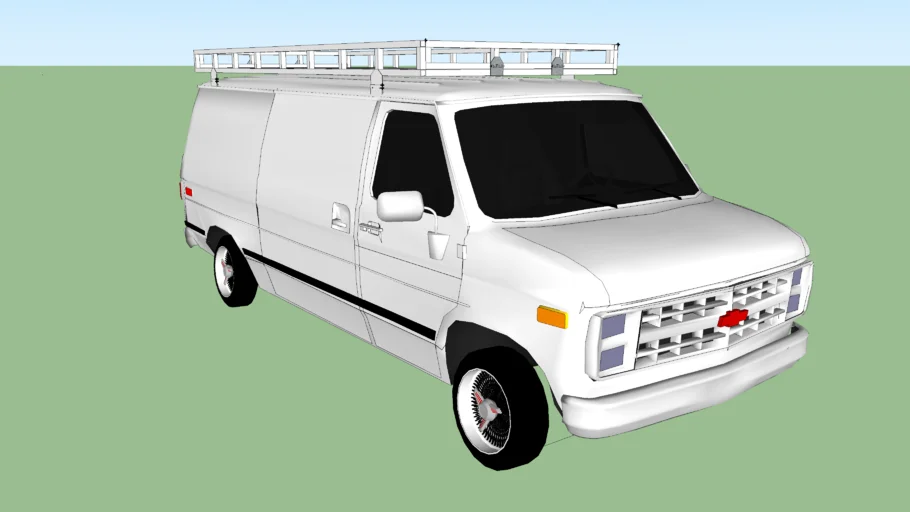 Chevy Work Van | 3D Warehouse