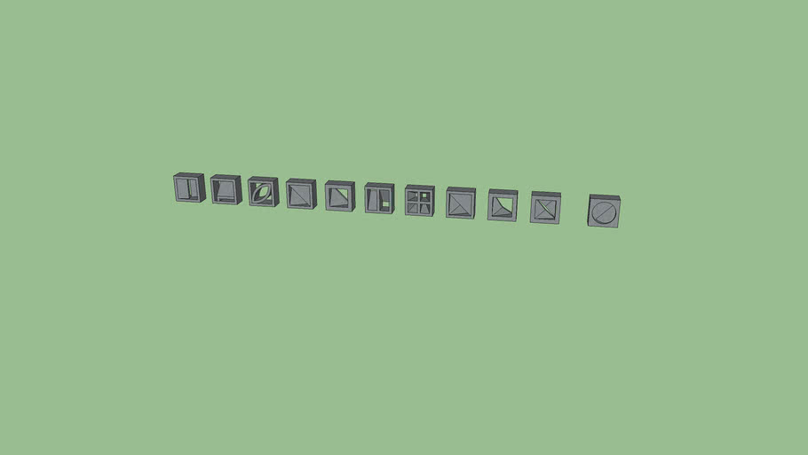 Roster (Ventilation Block) Model Pack | 3D Warehouse