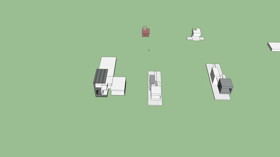 Axonometric Models - 10 rectangular prisms | 3D Warehouse