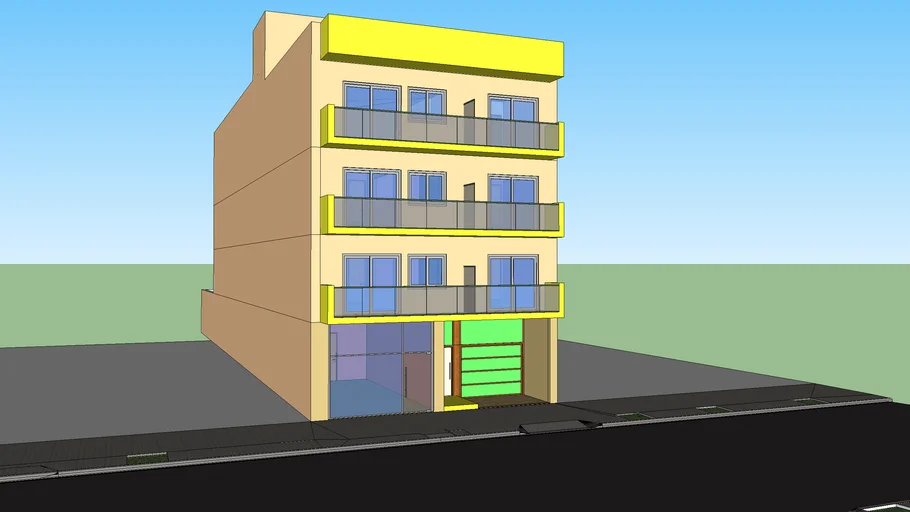 Apartment building / Edificio de viviendas | 3D Warehouse