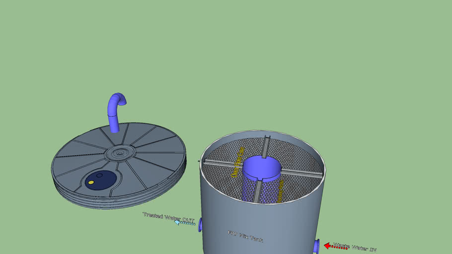 FRP Mix Tank | 3D Warehouse