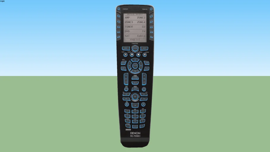 RC-7000CI] IR/RF Programmable Remote Control | 3D Warehouse