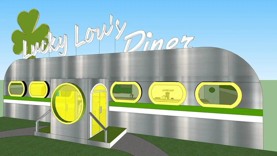 Lucky Lou's Diner | 3D Warehouse