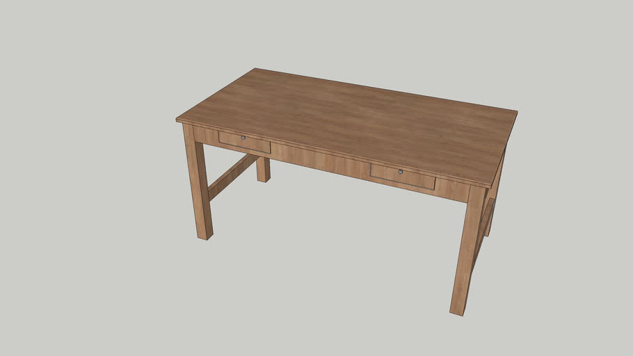 Wooden reading table BD | 3D Warehouse