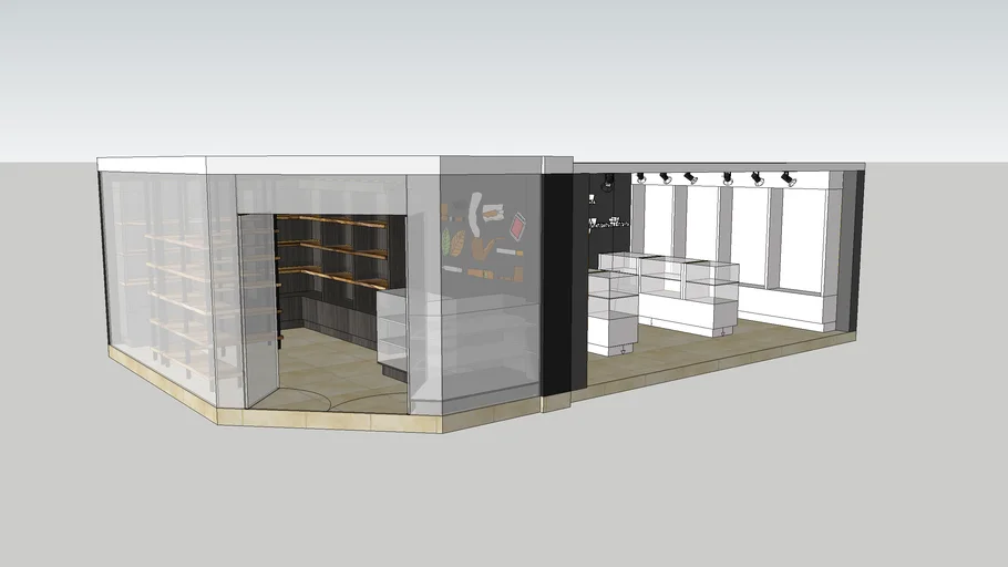 Tobacco Store With Cell Phone Store | 3D Warehouse