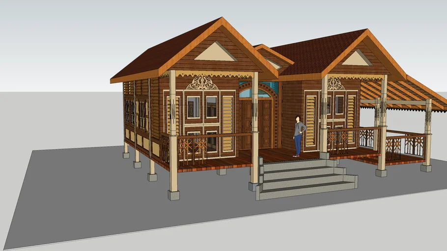 Traditional Resort House | 3D Warehouse