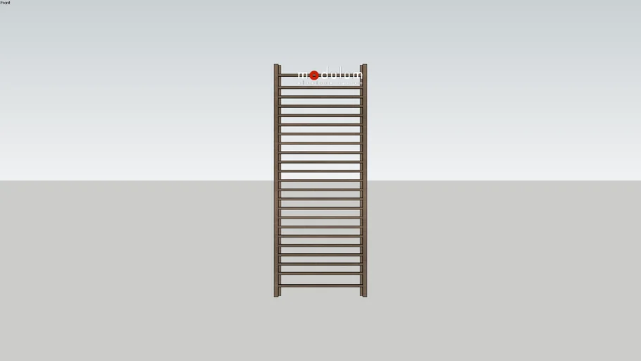 Facade Aluminium Landscape 2.5 x 2.5 gap 7.5 cm modulum | 3D Warehouse