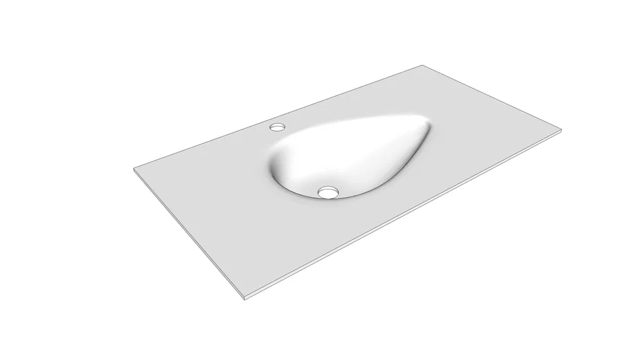 DROP ( countertop bathroom ) | 3D Warehouse