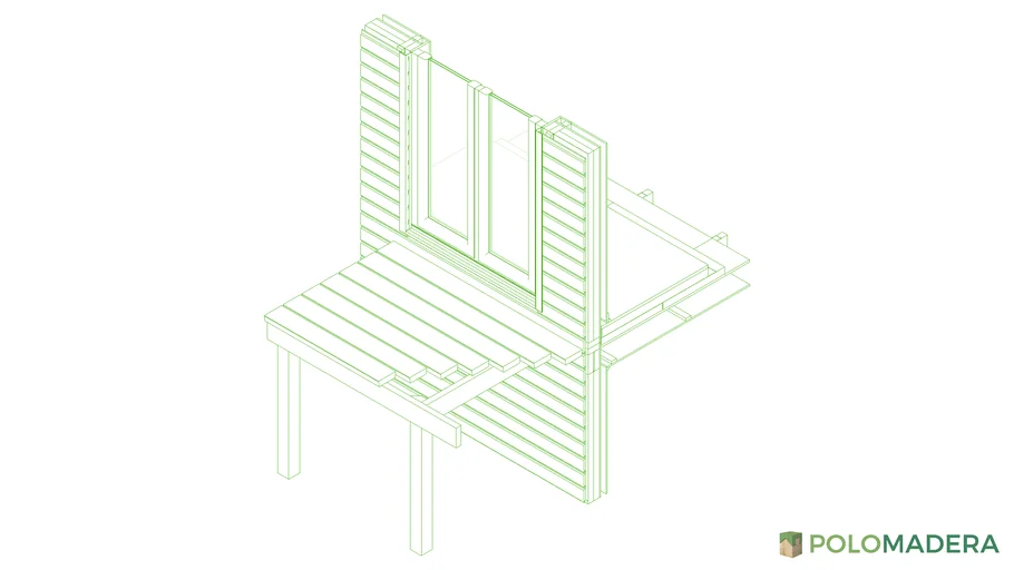 F02 - BALCON SEGUNDO PISO FUERA DE LA ENVOLVENTE | 3D Warehouse