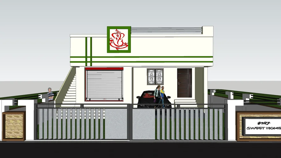 FRONT ELEVATION | 3D Warehouse