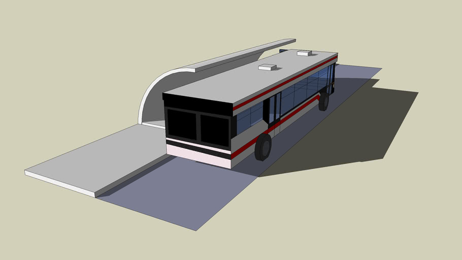 Bus stop | 3D Warehouse
