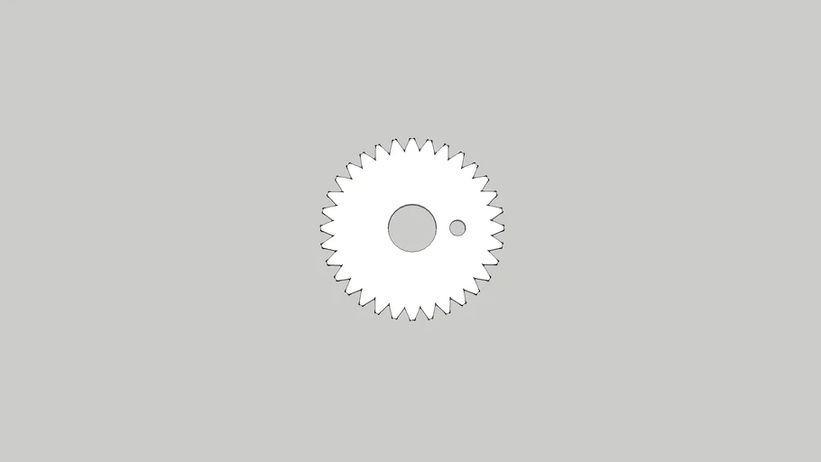 32 tooth Gear | 3D Warehouse