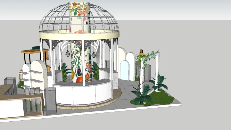 Booth Vigor n sage | 3D Warehouse