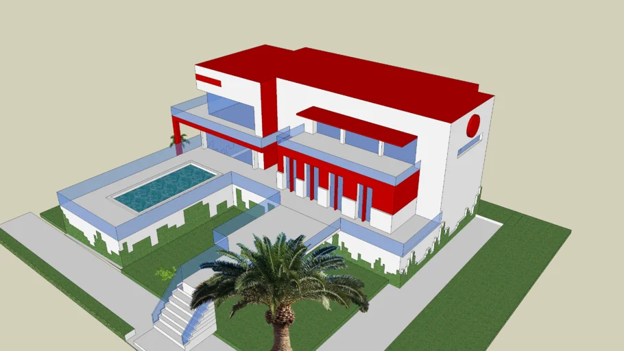 VILLA PALM TREE | 3D Warehouse