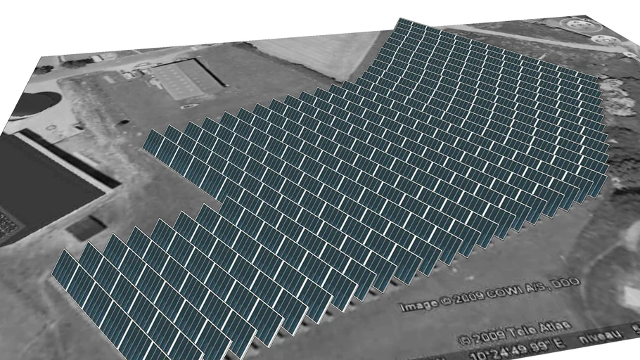 Solar pannel array.skp | 3D Warehouse