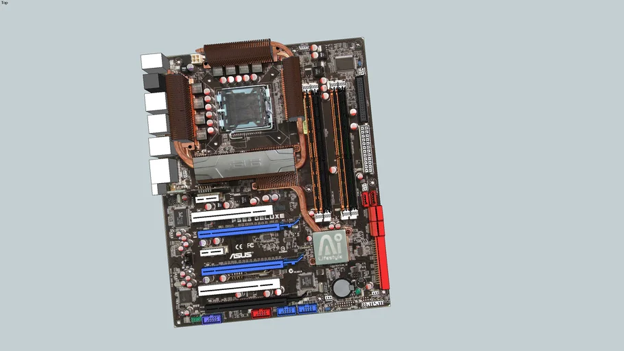 Asus P5E3 Deluxe | 3D Warehouse