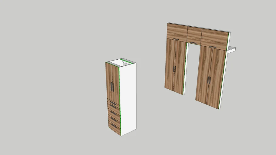 CLOSET BASICO | 3D Warehouse