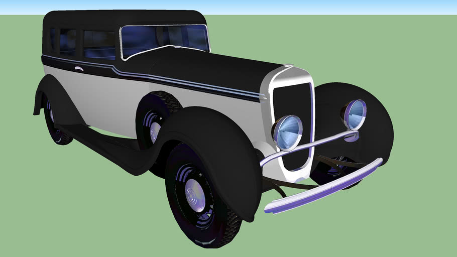Retro car | 3D Warehouse