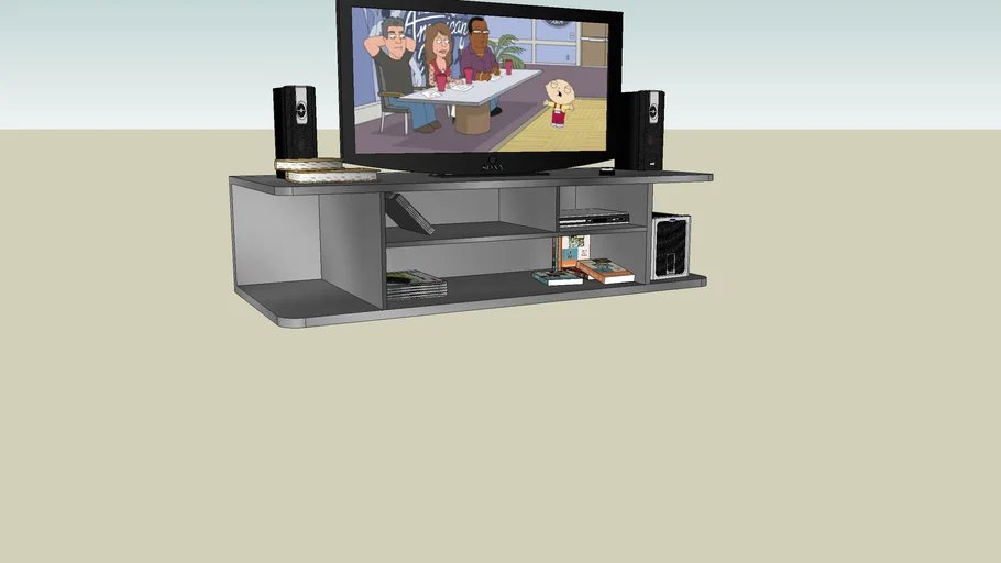 mueble television | 3D Warehouse