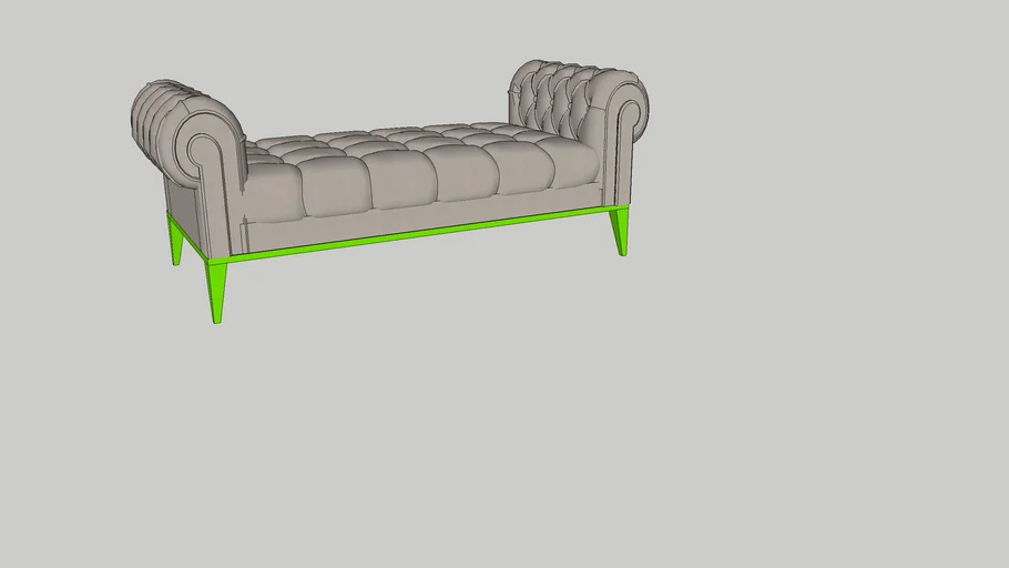 Bench_Italian chesterfield_Restauration Hardware | 3D Warehouse