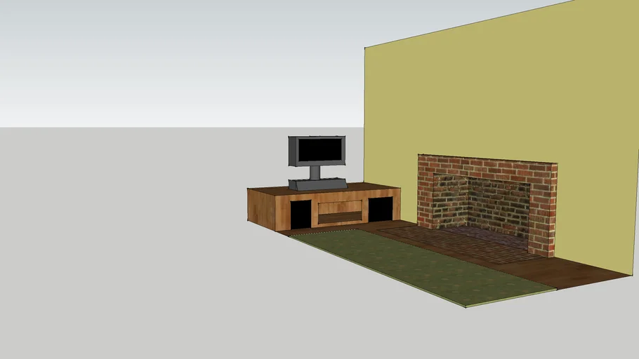 a basic fire place | 3D Warehouse