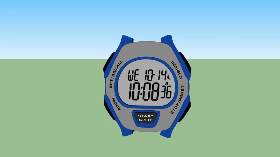Men's Digital Watch | 3D Warehouse
