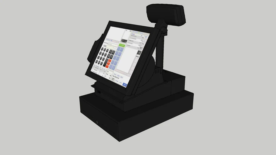 Monitor POS | 3D Warehouse