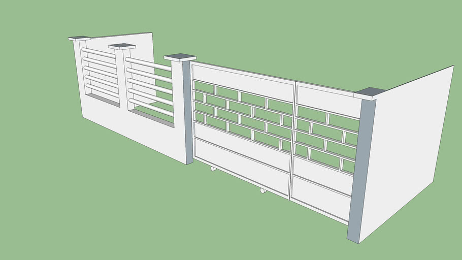 Pagar Depan | 3D Warehouse