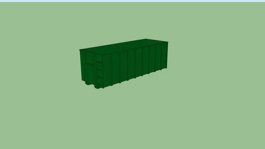 container 40 kuub | 3D Warehouse