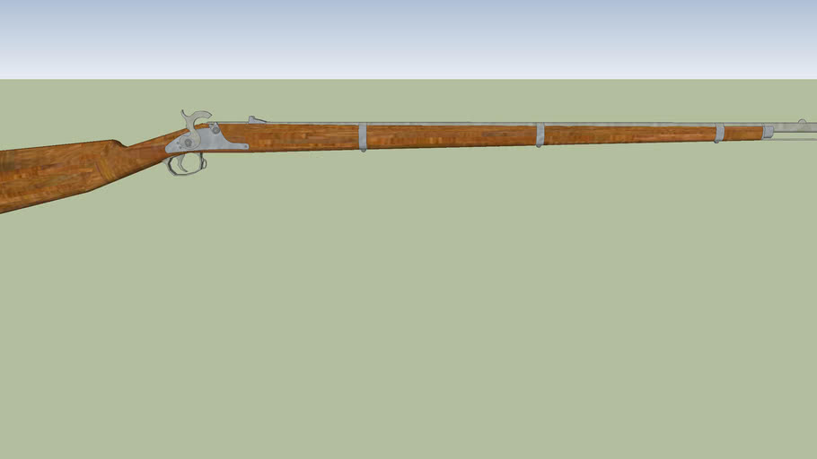Springfield 1861 musket rifle V 2.0 | 3D Warehouse
