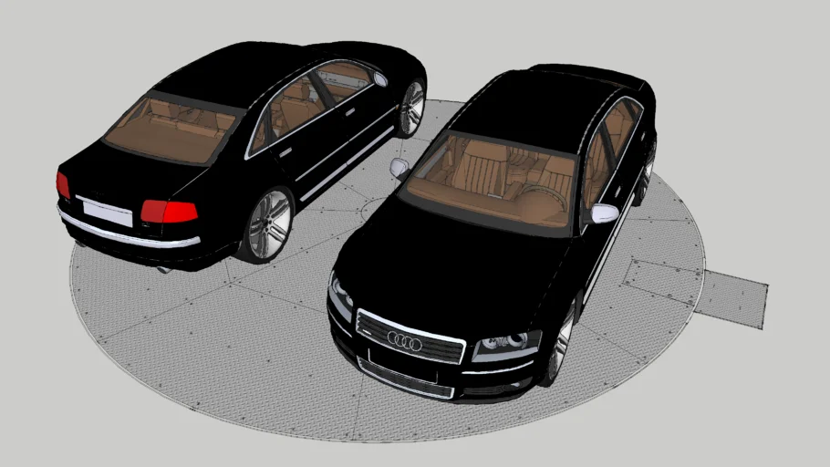 Car Turntable IG6500 mm Diameter (Dual Vehicle) | 3D Warehouse