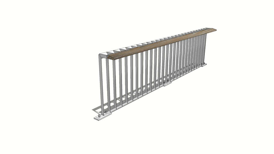 Railing - Exterior Lean Railing Assembly | 3D Warehouse