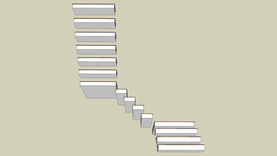 Floating Stairs | 3D Warehouse
