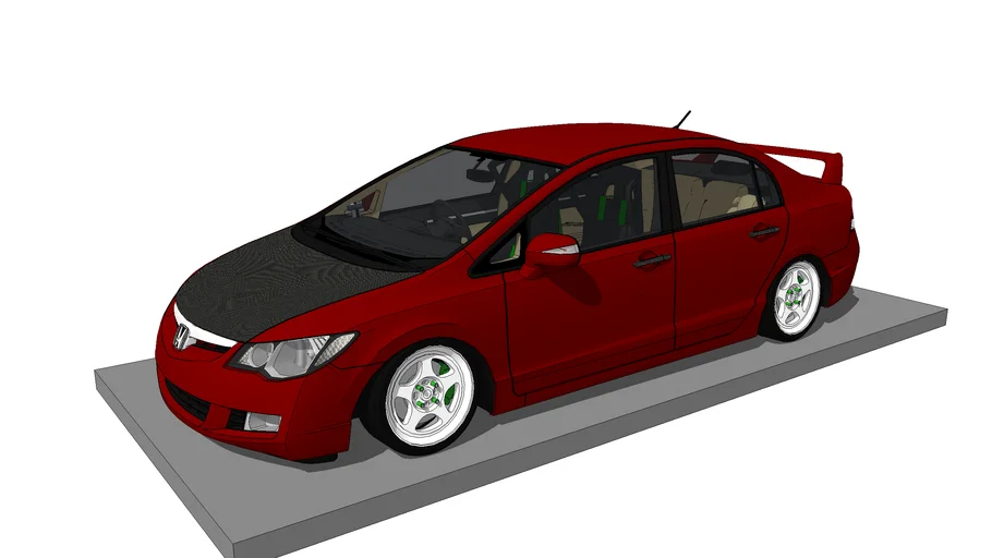 CIVIC FD STREET RACING | 3D Warehouse